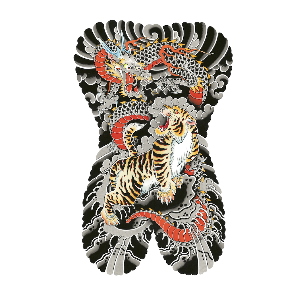 Dragon & Tiger – Wabori House Tattoo